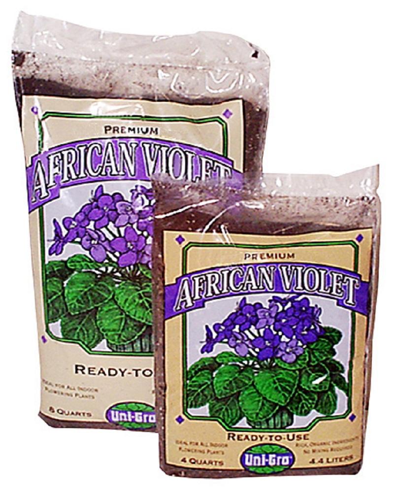 Uni-Gro African Violet Mix - 4Qt | Cloud-Hidden Plants - Houseplants ...